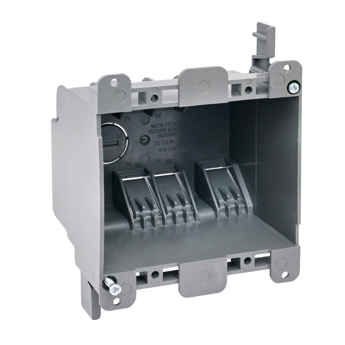 2-Gang 25 cu. in. Old Work Switch/Outlet Box – Atlantic PVC
