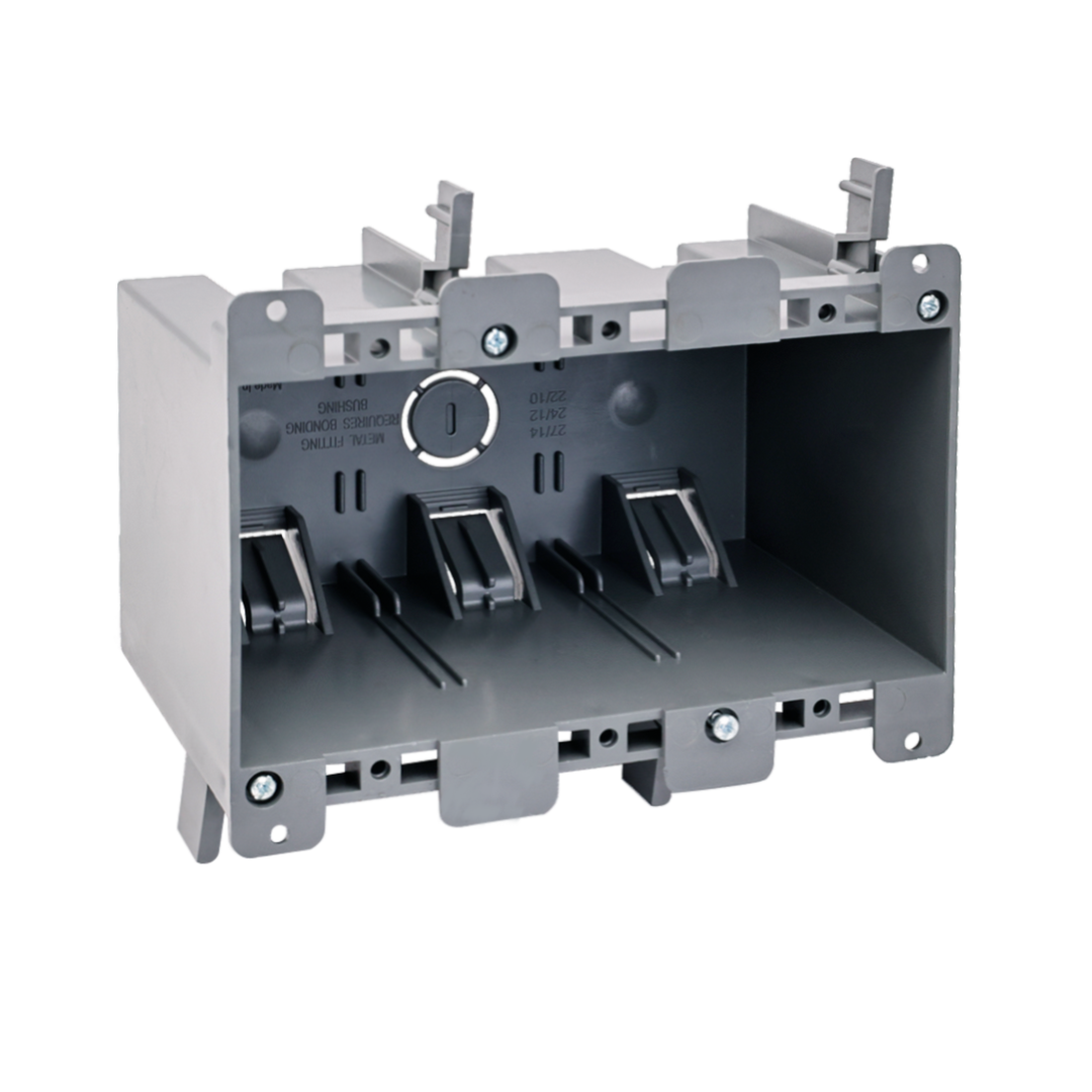 3-Gang 30 cu. in. Old Work Switch/Outlet Box – Atlantic PVC
