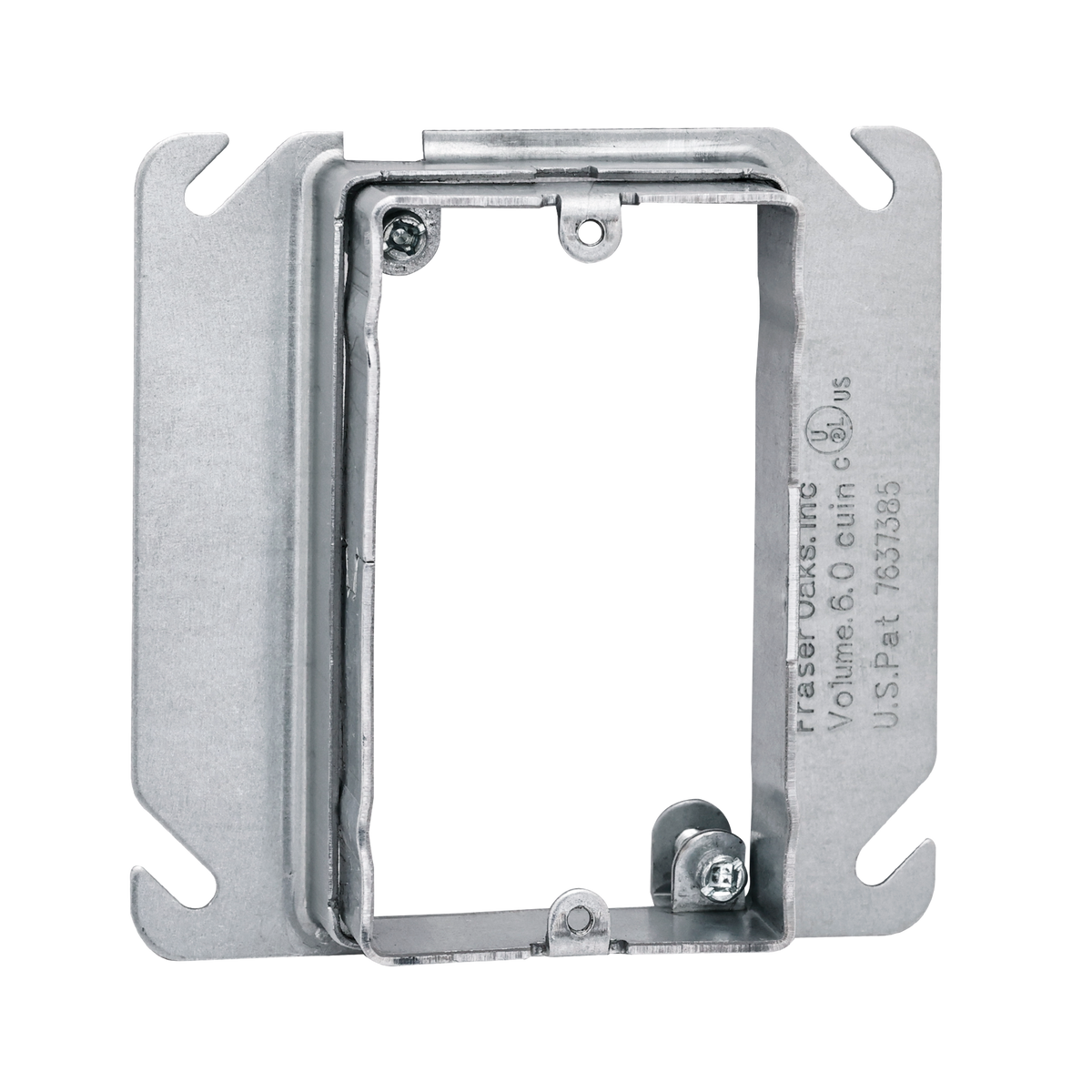 1-Gang Square Mud Ring Adjustable – Atlantic PVC