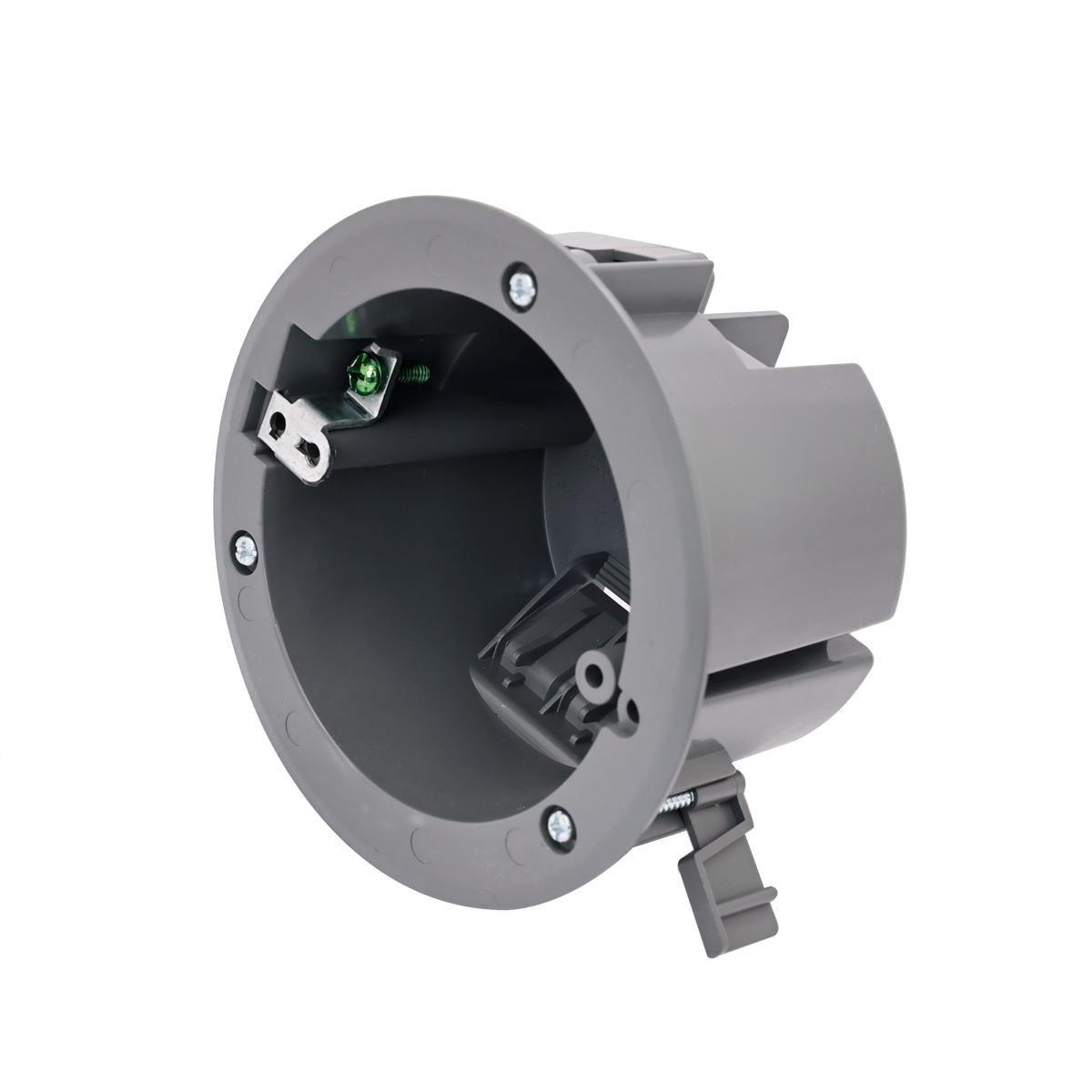 18 cu. in. Round Old Work Ceiling/Fixture Box – Atlantic PVC